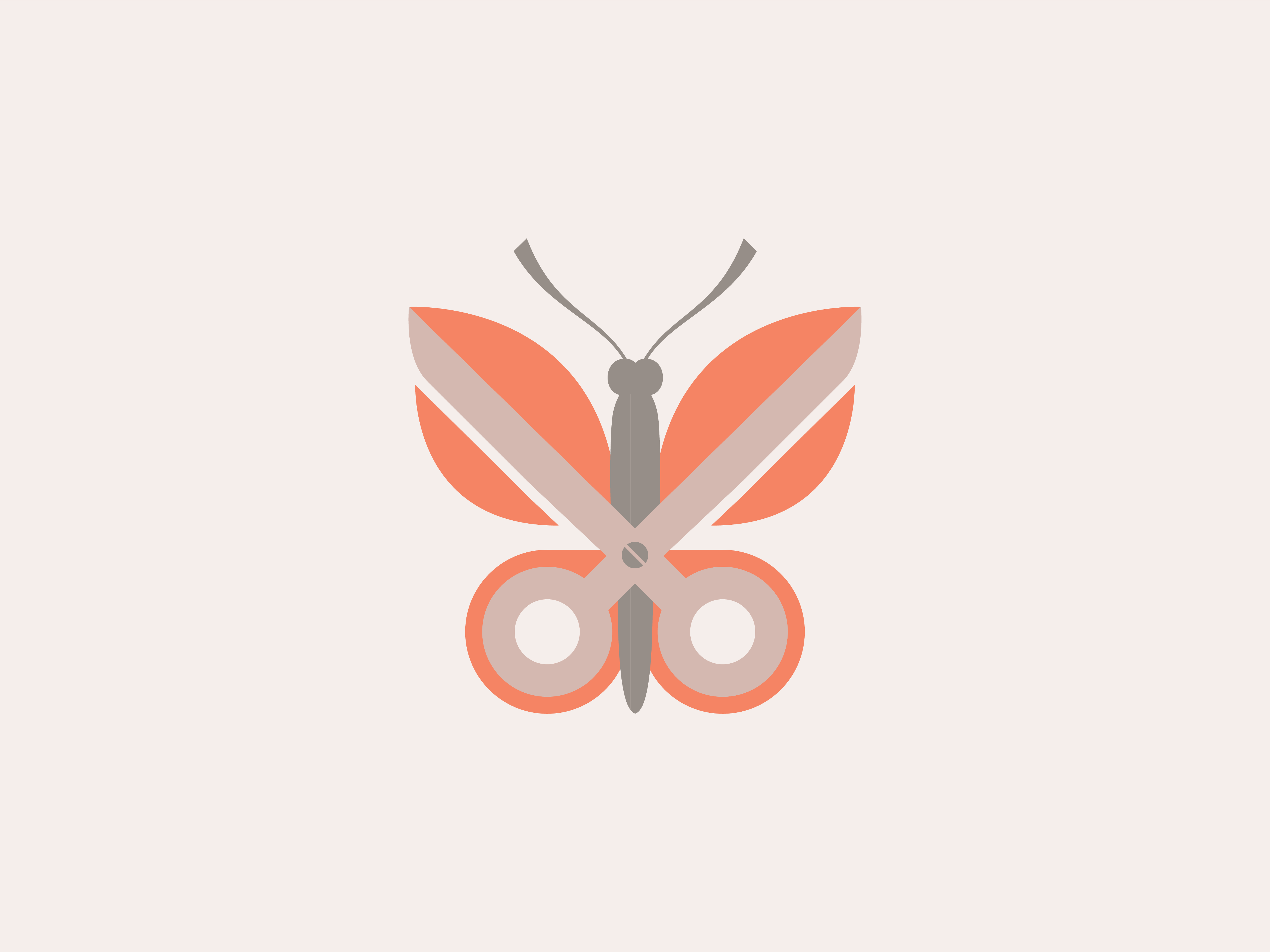 Butterfly Scissors by Ralph Hazouri on Dribbble