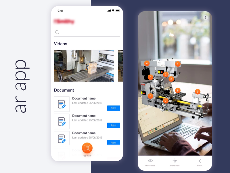 AR Application for iPhone by Jithin on Dribbble