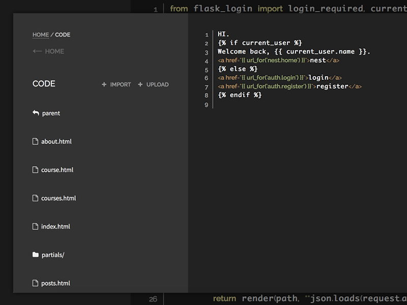 Puhjiii Code Editor by Alvin Wan on Dribbble