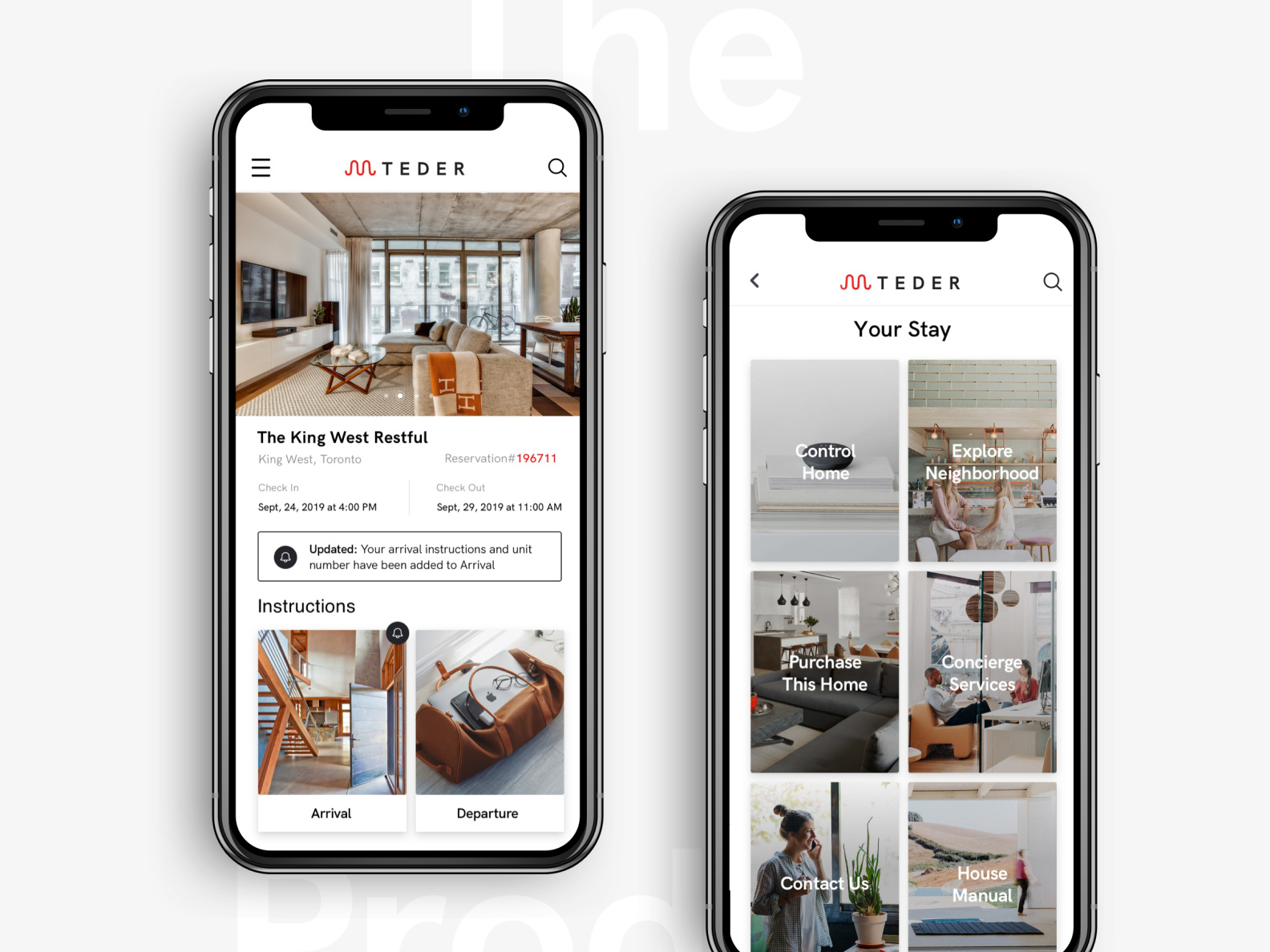 Hospitality mobile app design by Gigi Chang on Dribbble