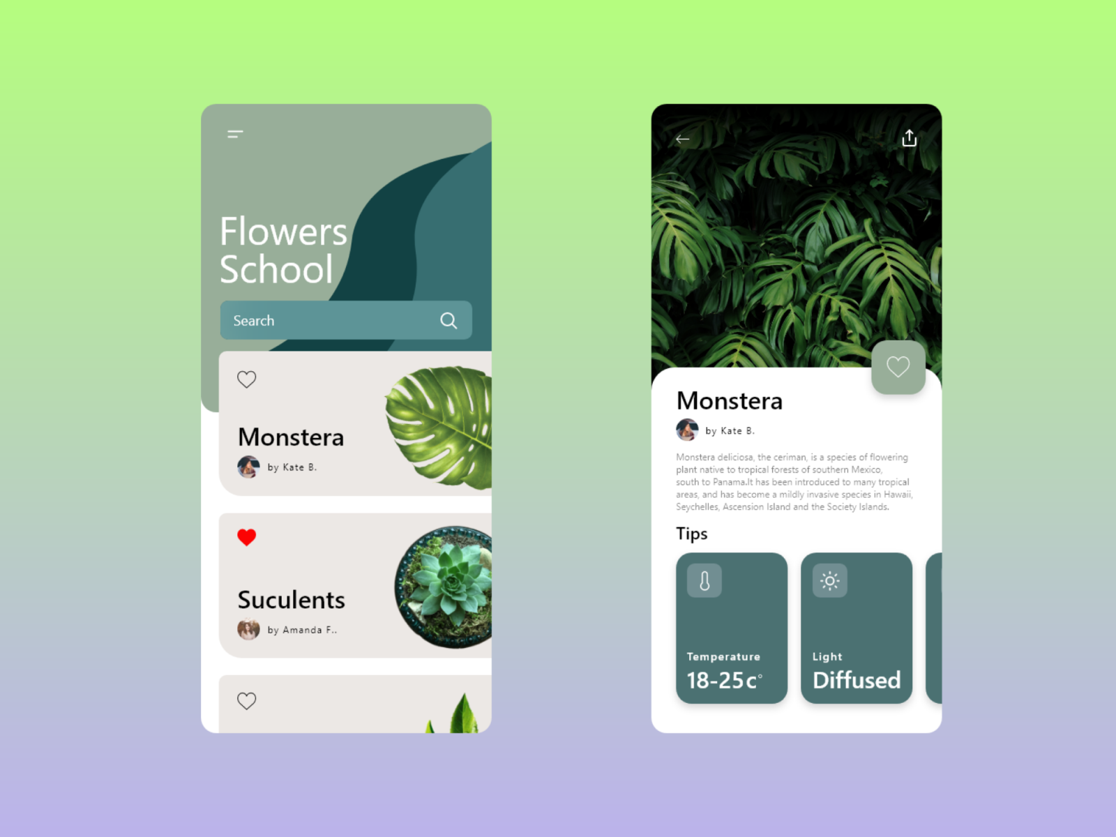 Flower App by Luqman Studio on Dribbble