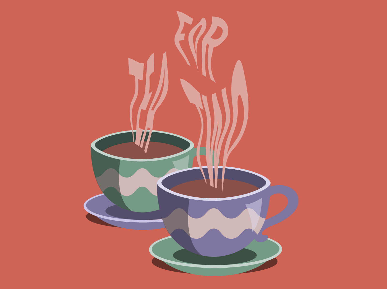 Tea For Two by Carrie C. on Dribbble