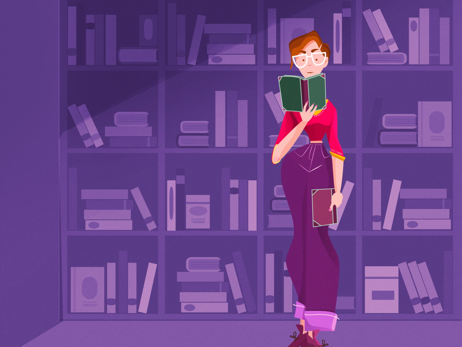 Read a book by Abeena Lijo on Dribbble