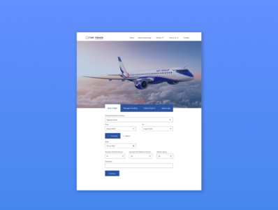 Flight Booking - Web Design by Orezi Mena on Dribbble