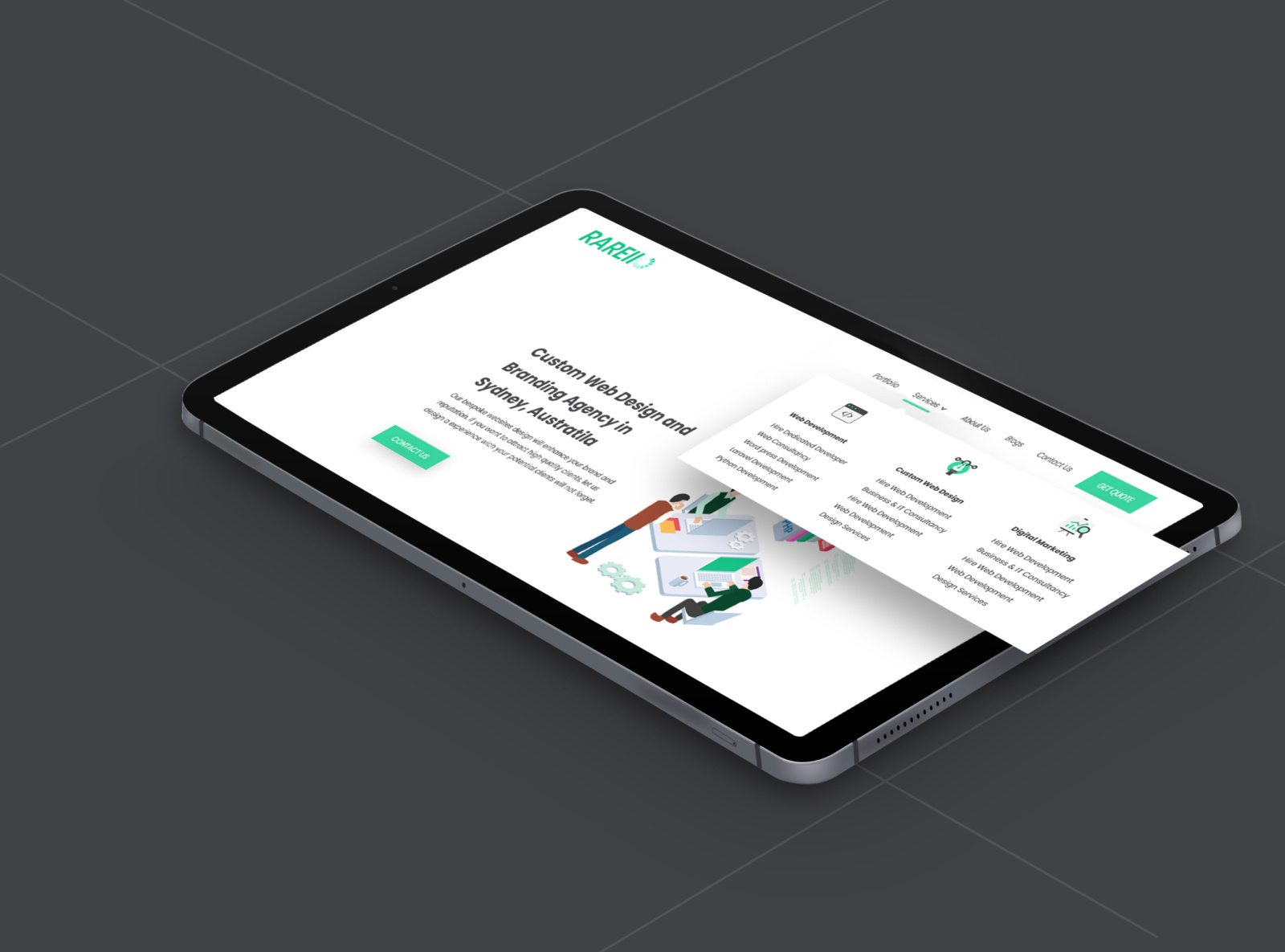 Drop Down Menu by Rareiio on Dribbble