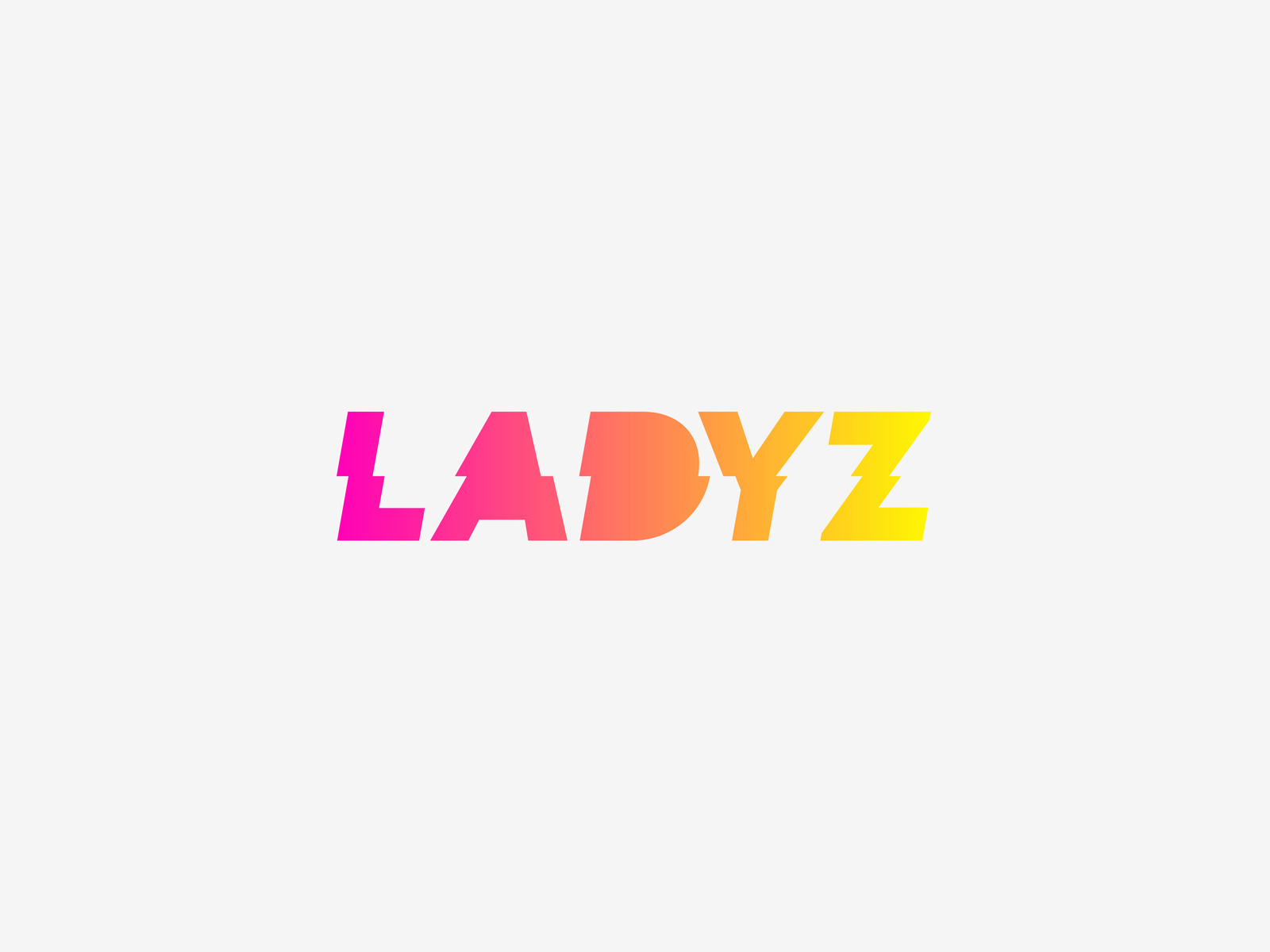 Ladyz Logo Concept 02. (2018) by Medgyesy Nikolett on Dribbble