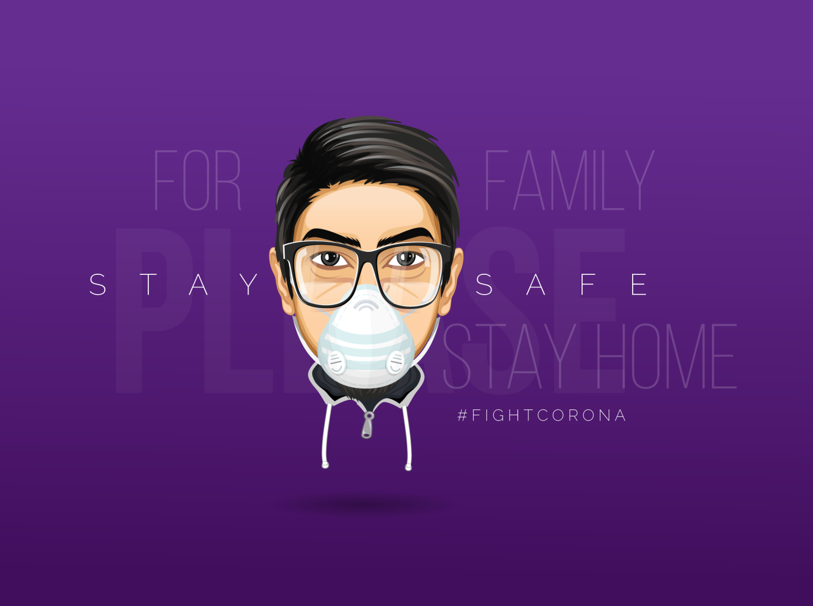 Corona Awareness To Stay Home By Usama Khan On Dribbble corona-awareness-to-stay-home-by-usama-khan-on-dribbble