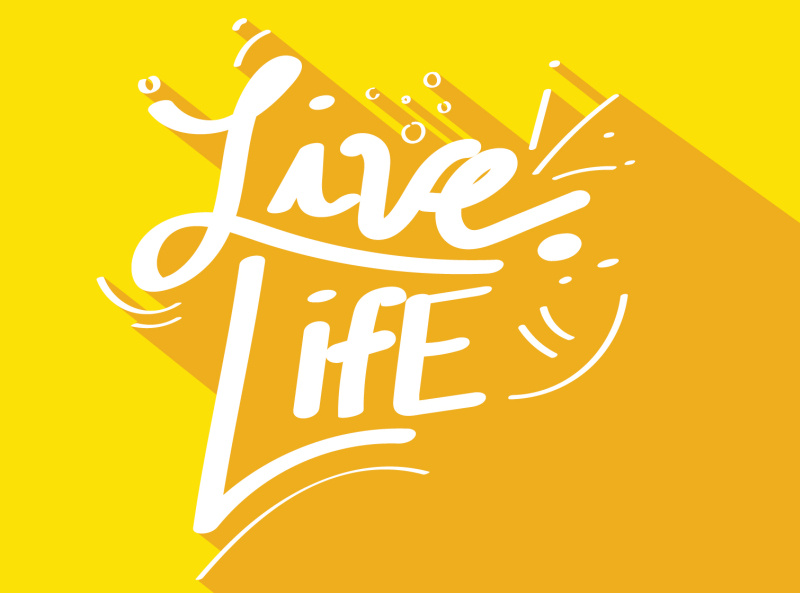 LIVE LIFE by John Gerald Rogelio Tubale on Dribbble