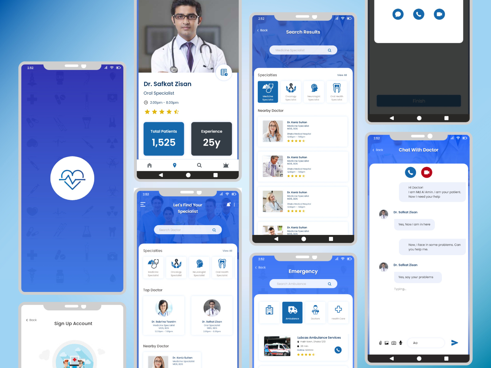 Medical App - Doctor Appointment App UI/UX Design by Md. Al Amin on ...