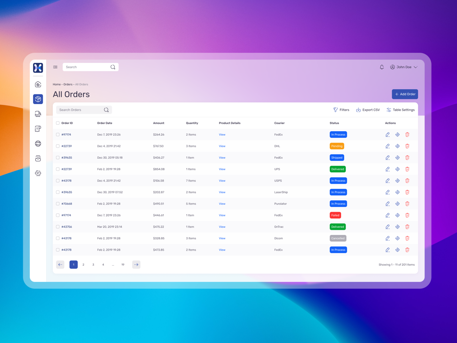 Order Manage Management : Listing SaaS UX by Mohit Bairwa on Dribbble