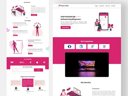 Software Company Website designs, themes, templates and downloadable ...