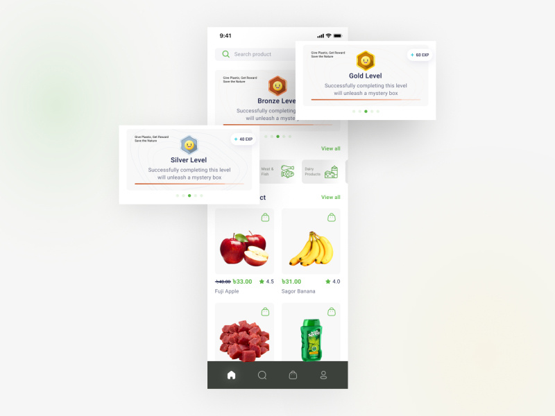 Gamified E-Commerce App UI Design by Muntasir Billah 🖌 on Dribbble