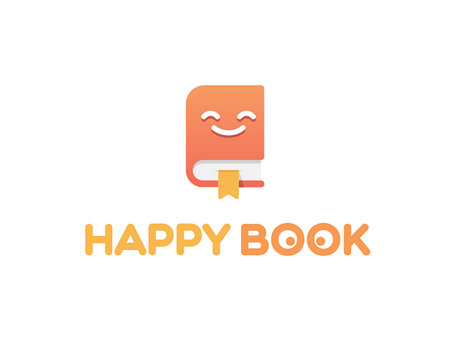 Happy Book Logo by Dmitriy Mir on Dribbble