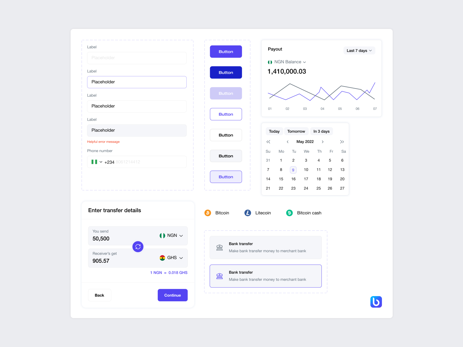 Bani Design System - UI Component X Widgets by Victor Onazi on Dribbble