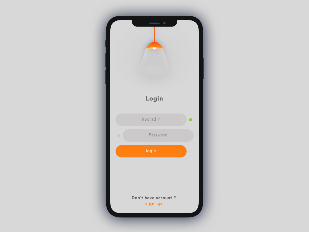 Login Ui - Light mode - by Hoorad Ramezani on Dribbble