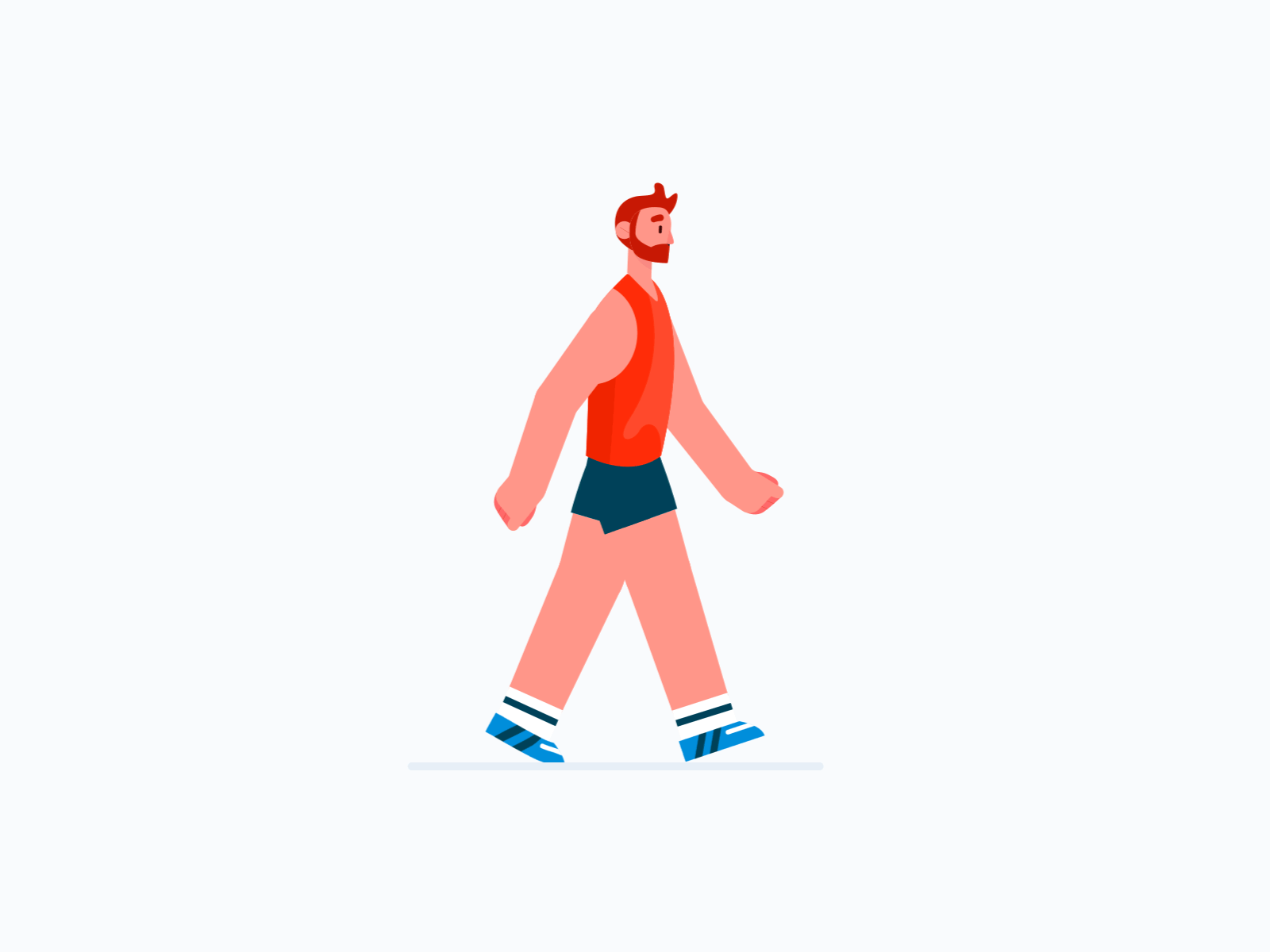 Character Animation After Effects 2d Walk Cycle Animation By Mograph Workflow On Dribbble