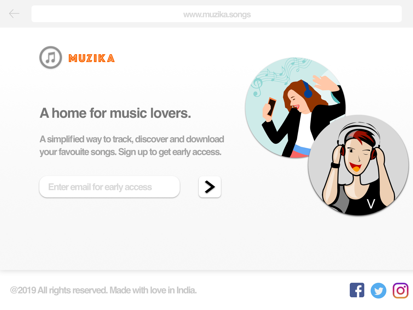 Dribbble - desktop_hd_-_music_launch_page.png by Naveen Yadav