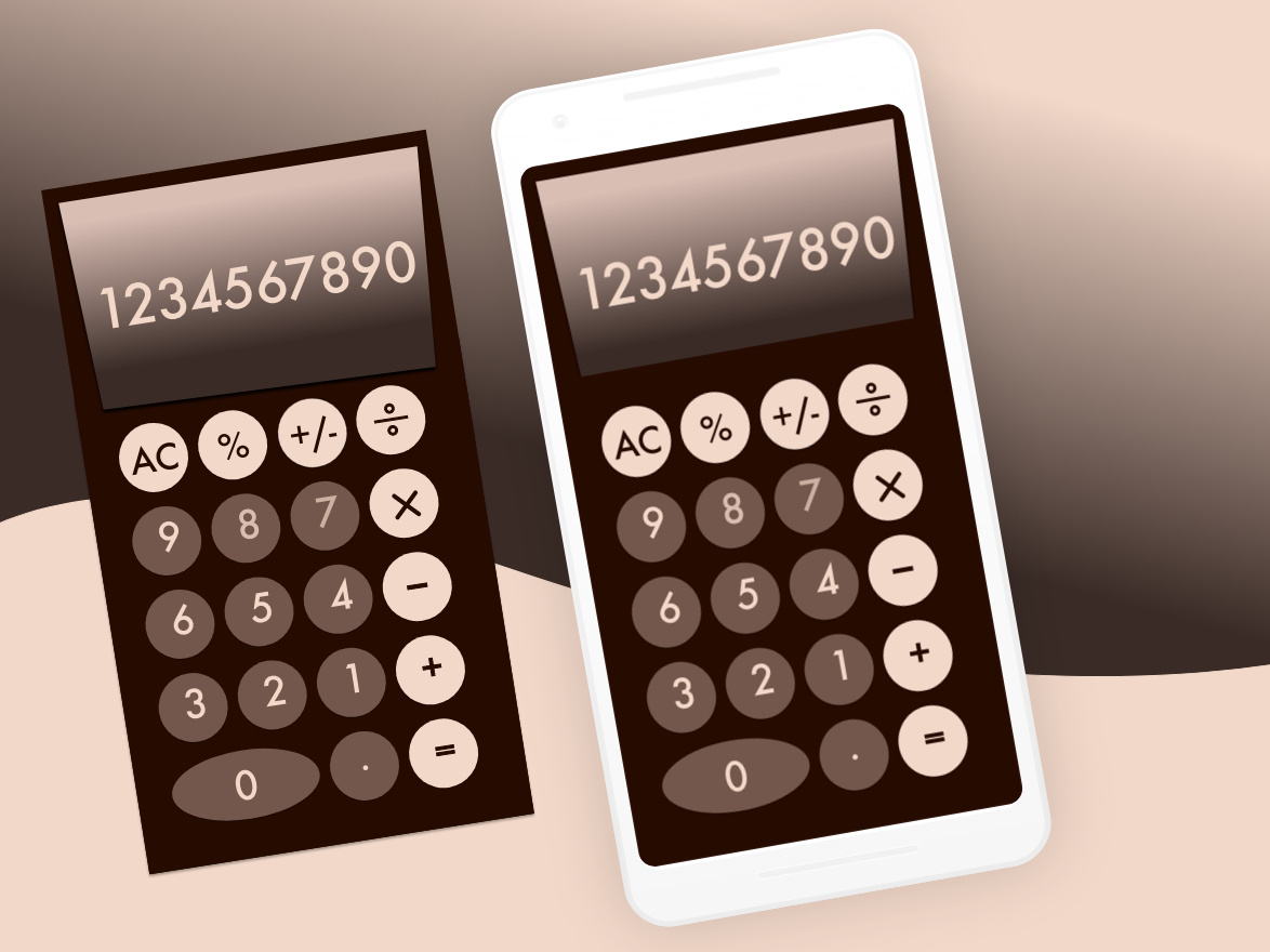 Calculator by Neha Vijay on Dribbble