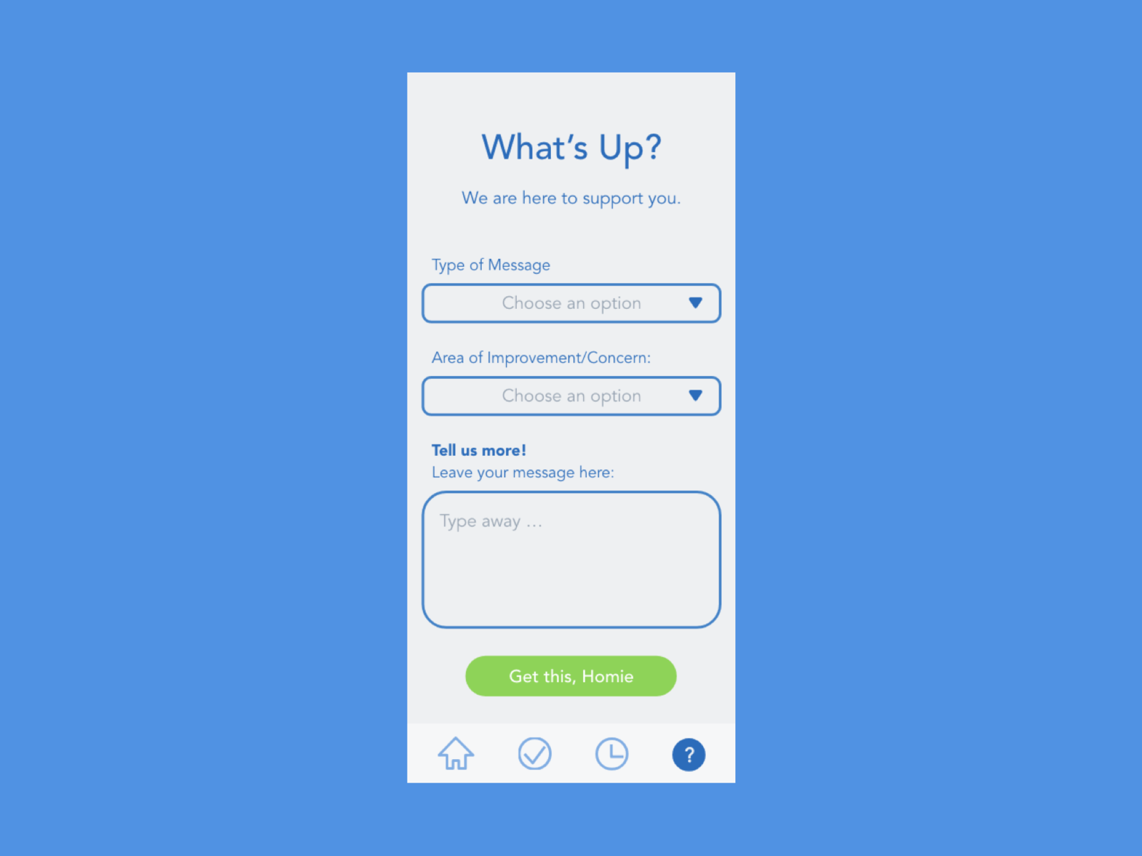 Daily UI Design Challenge 28: Contact Us by Anita Sun on Dribbble