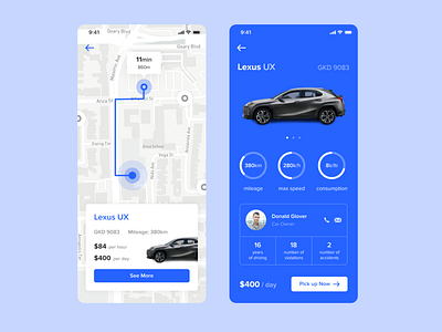 Car Sharing by Rhinoda Team on Dribbble