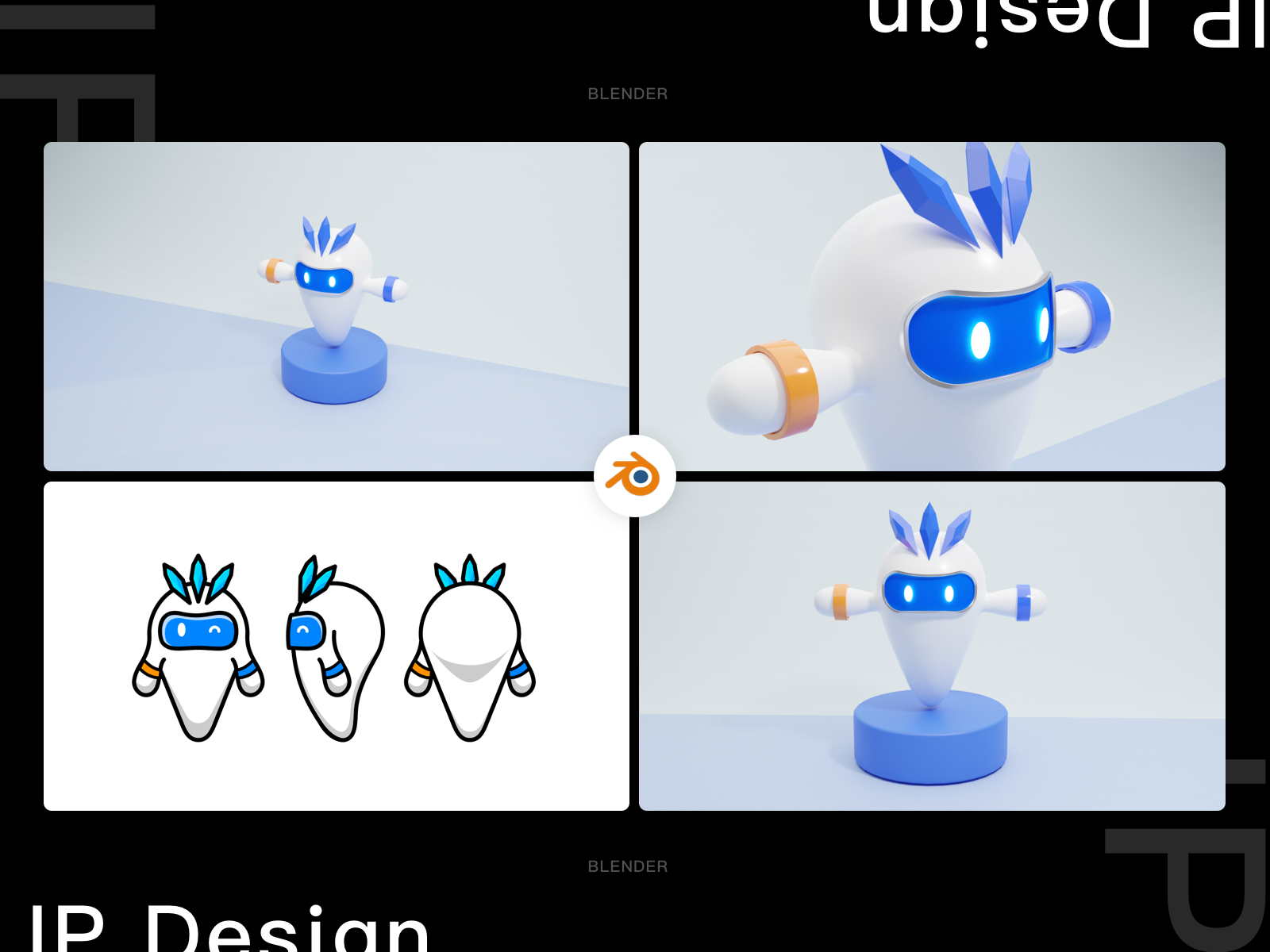 My first model with Blender by JingmingTong on Dribbble