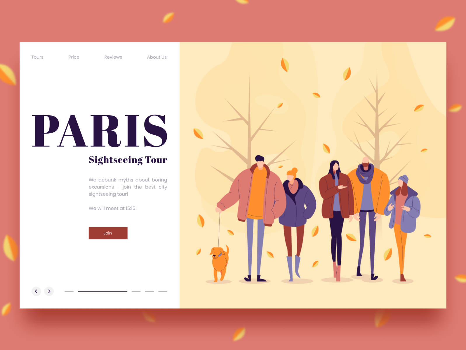 Sightseeing tours - concept by Olga Zaharova on Dribbble