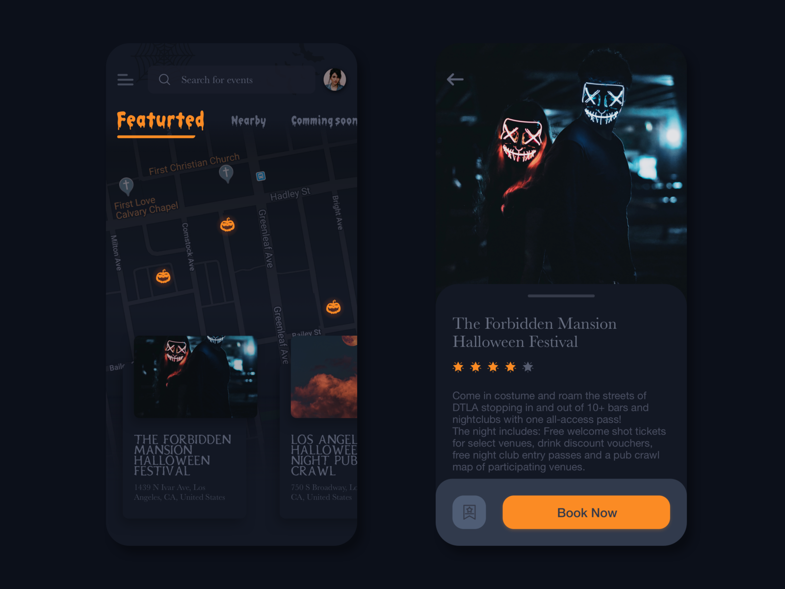 Halloween Event | Dribbble weekly warm-up by Bala Kumaran on Dribbble