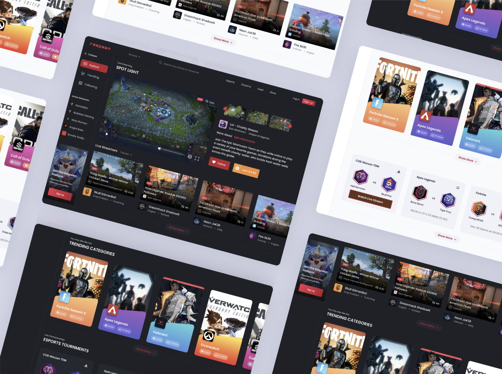 Streaming Platform by Rohit Krishna on Dribbble