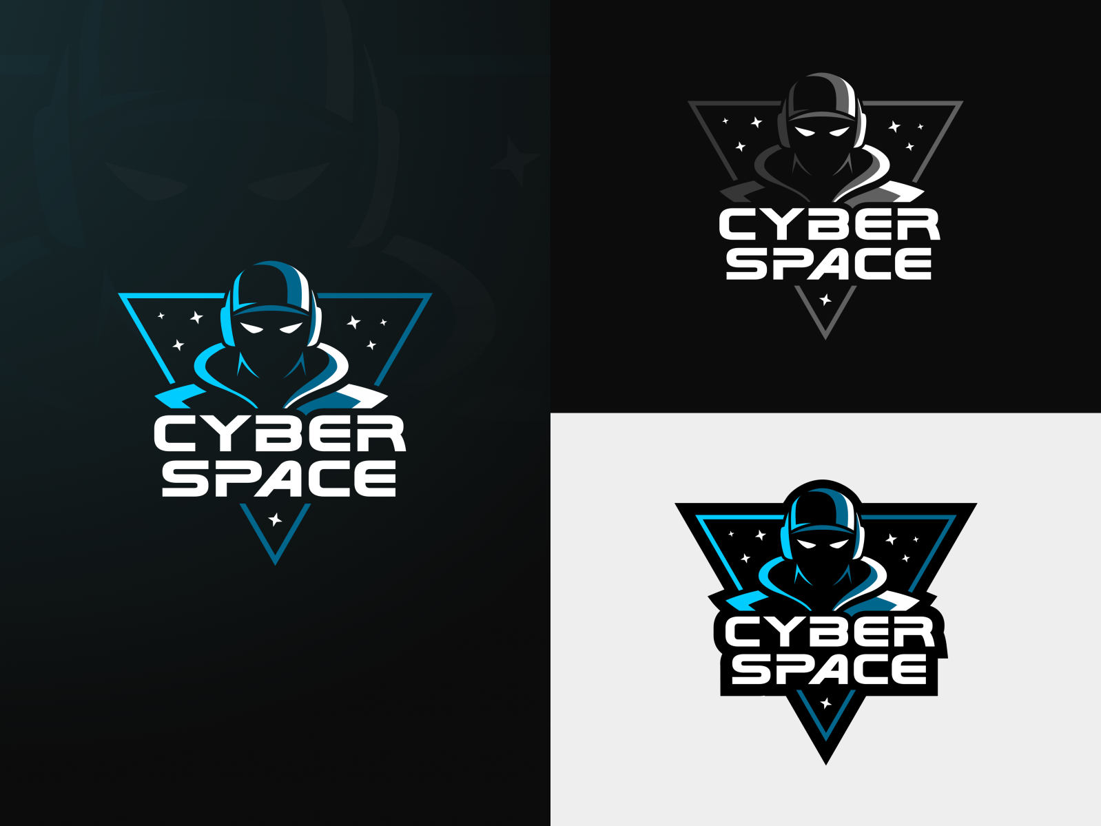 Cyber Space Mascot Logotype by Vladimir Presnyakov on Dribbble