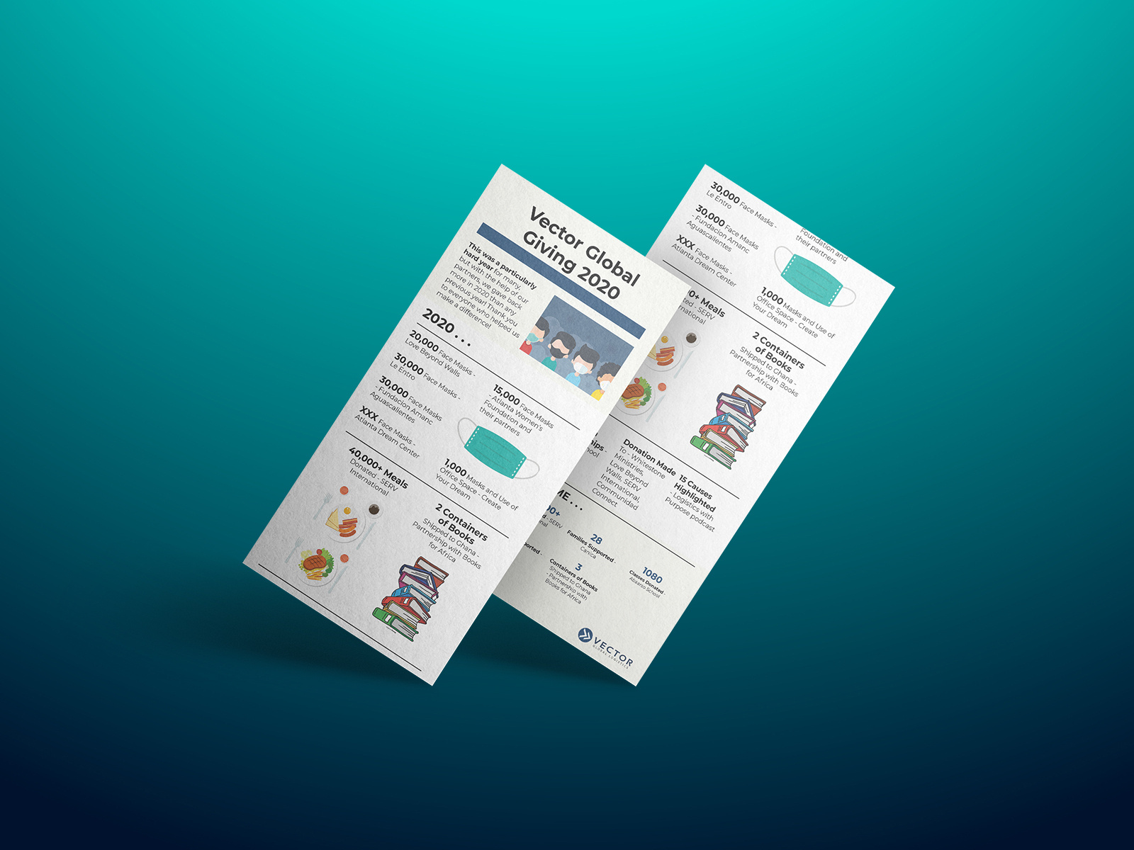 Vector Global Giving Infographic by Jacklyn Williams on Dribbble