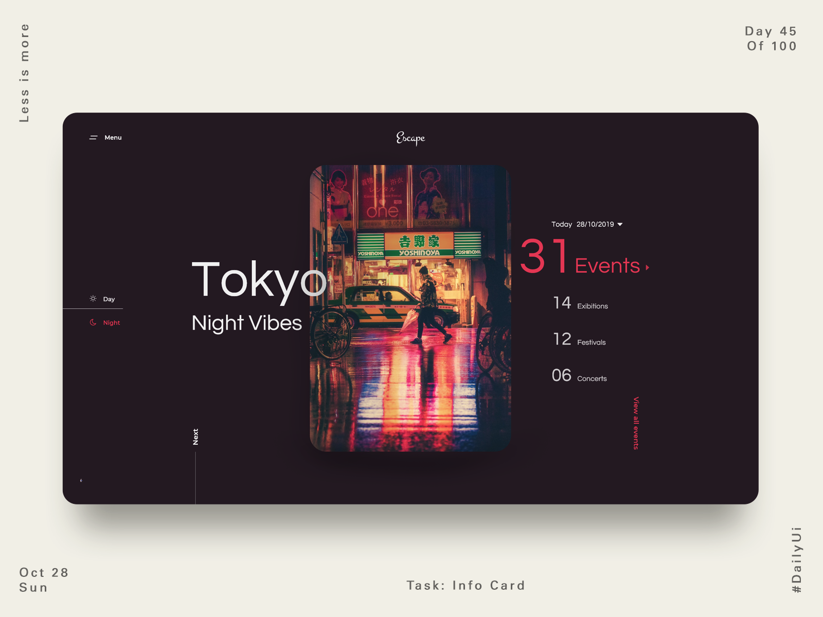 045 Discover Popular Events by Alexandru Daniel Tatu on Dribbble