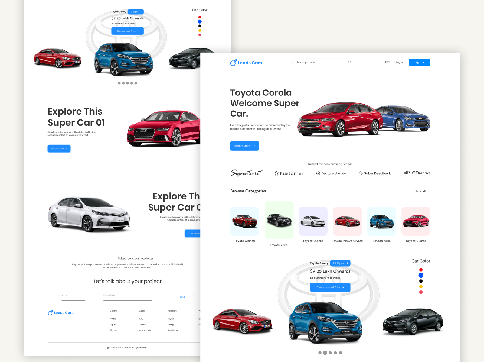 website ui design #15 by Mahbub Rahman on Dribbble