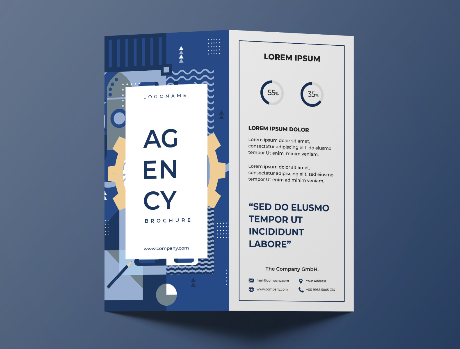 Brochure Design Agency by Fabian Krotzer on Dribbble