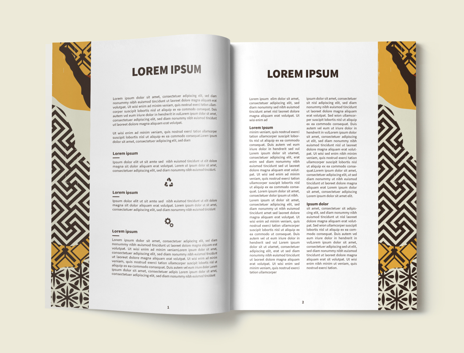 Magazine Design by Fabian Krotzer on Dribbble