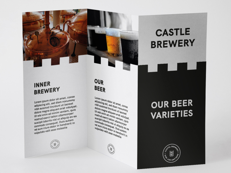 Flyer Castle Beer by Fabian Krotzer on Dribbble