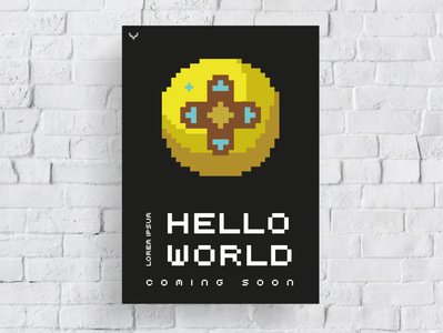 Hello World Poster by Fabian Krotzer on Dribbble