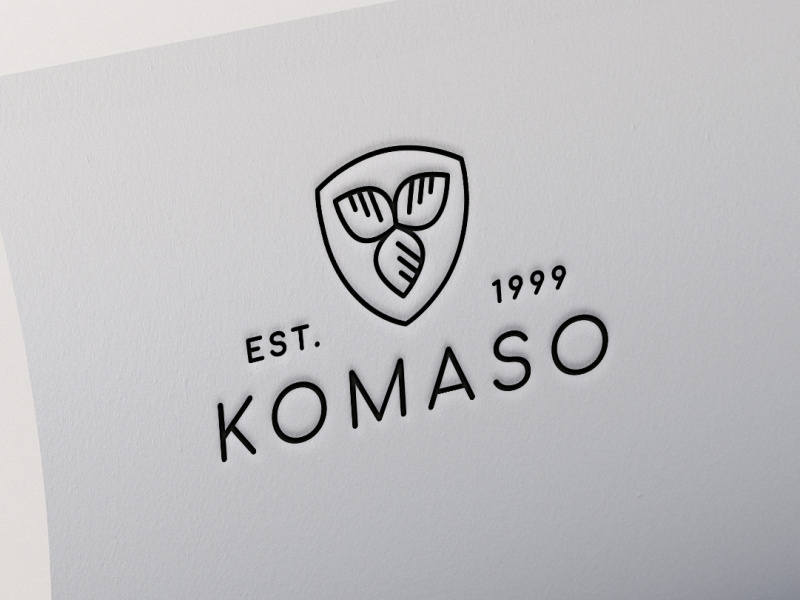 Logo Komaso by Fabian Krotzer on Dribbble