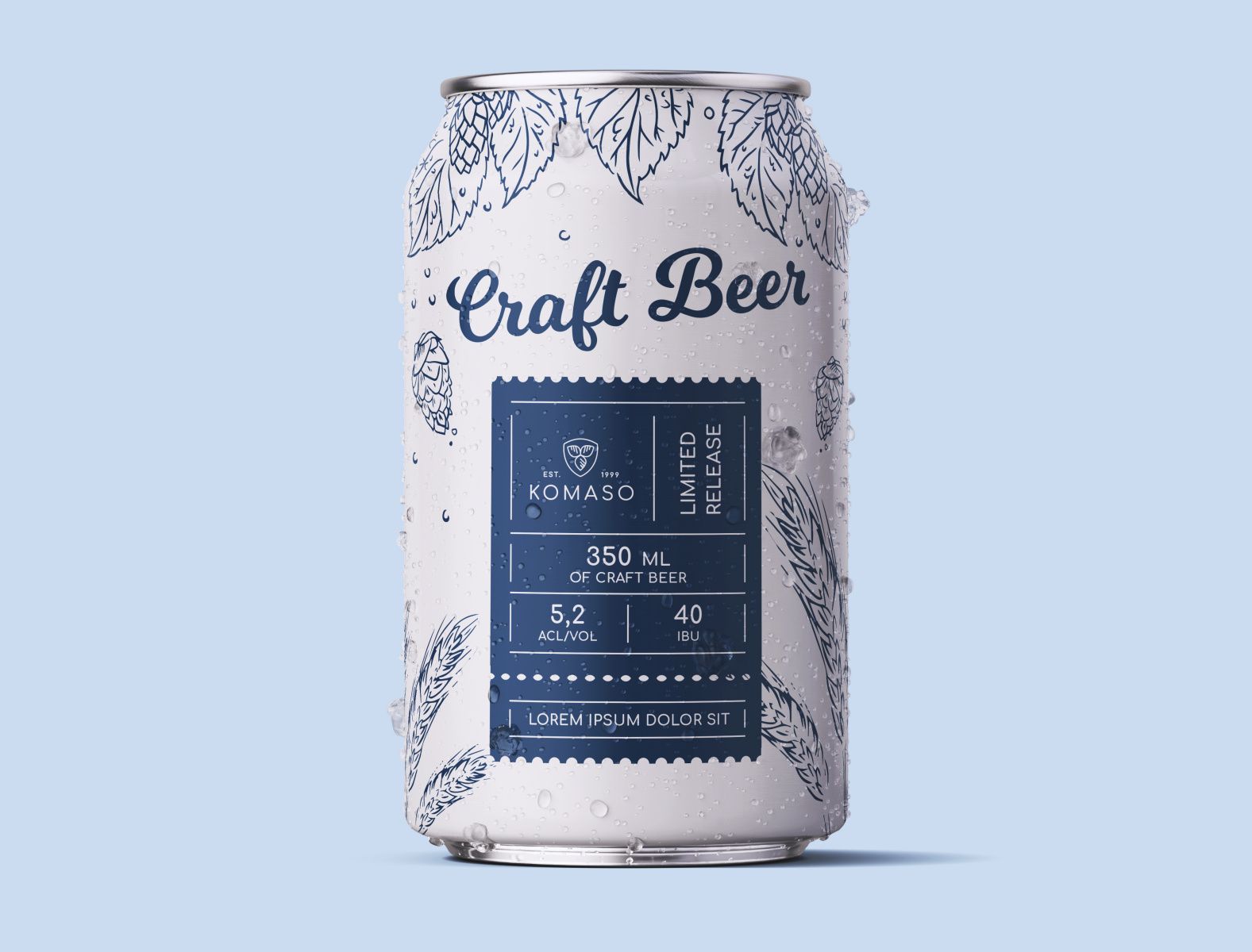 Beer Can Design Komaso by Fabian Krotzer on Dribbble
