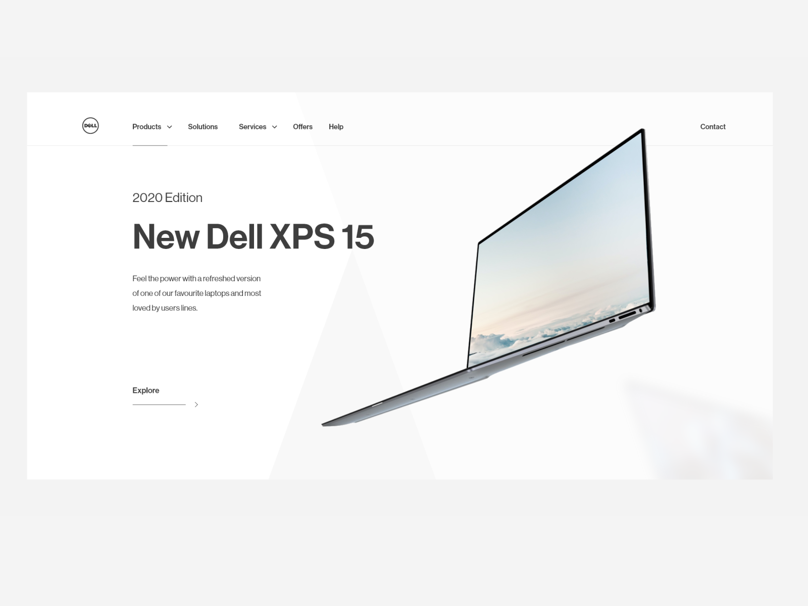 Dell Website Redesign by Aleksandra Osuch on Dribbble