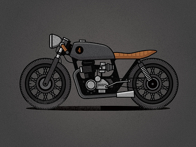 Cafe Racer3 by dee duncan on Dribbble