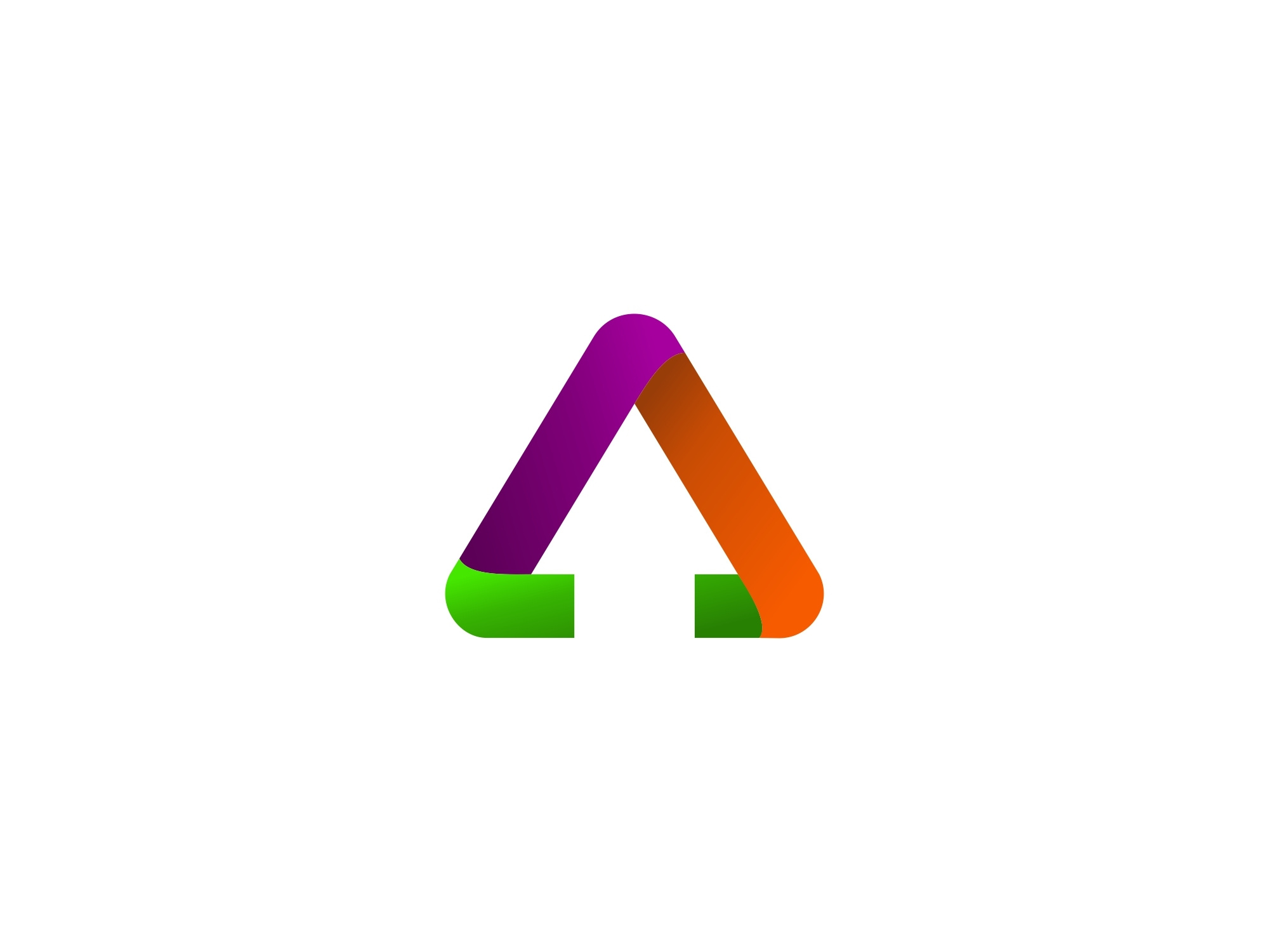 Upward Triangle Logo by Zzoe Iggi on Dribbble