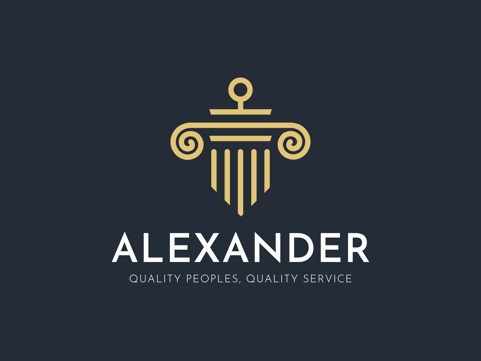 Alexander - Lawyer Logo by Rimon Hasan on Dribbble