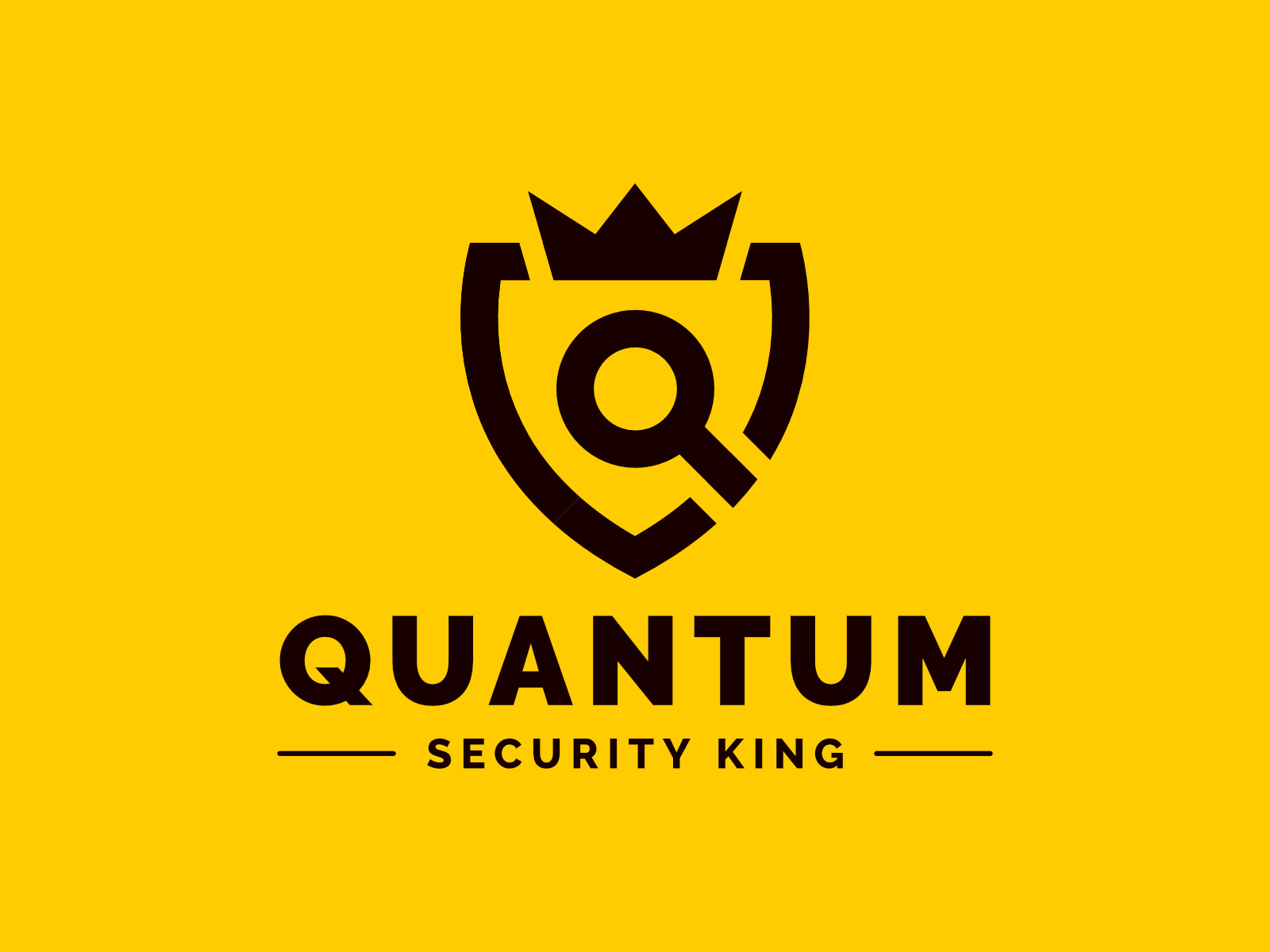 Quantum Security King Logo by Rimon Hasan on Dribbble