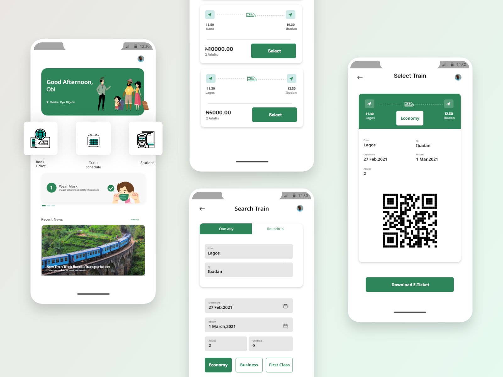 Book A Train Ticket by Gabriel Nwabudike on Dribbble