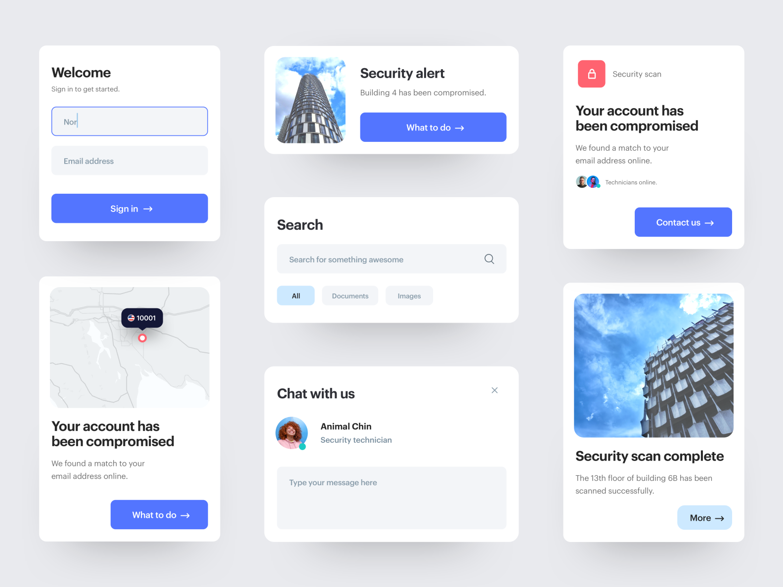 UI Components by Denton Bishop on Dribbble