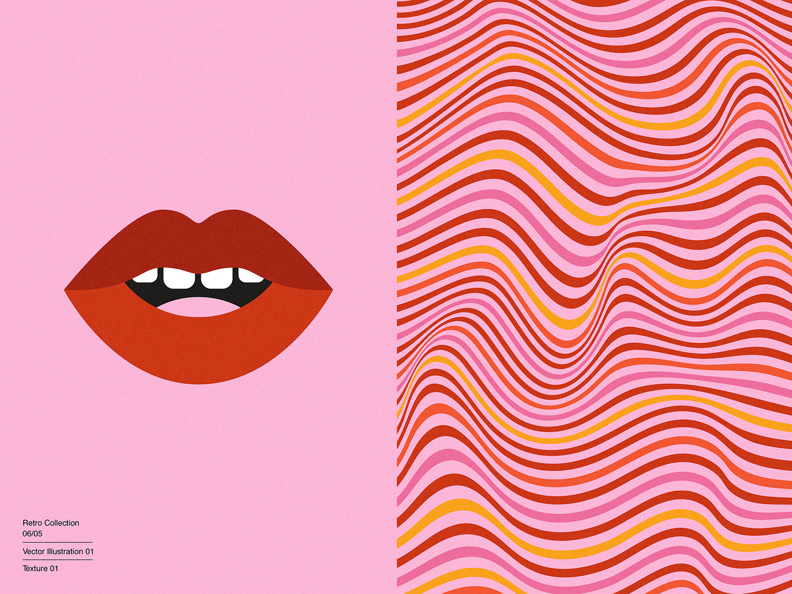 Retro Collection | 01 by Yana | Decent Chaos on Dribbble