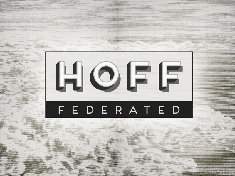 Hoff Federated Logo by Rob Barnickel on Dribbble