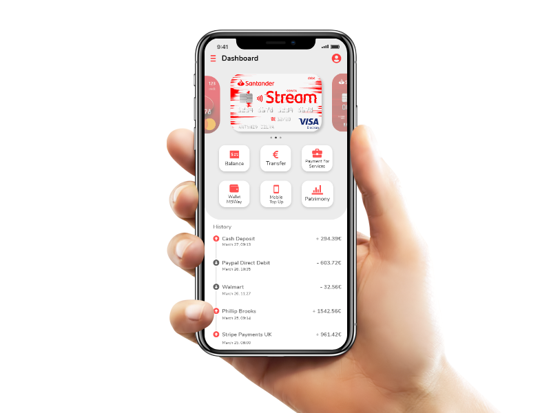 Santander Bank App - UI Design by Ângelo S. on Dribbble