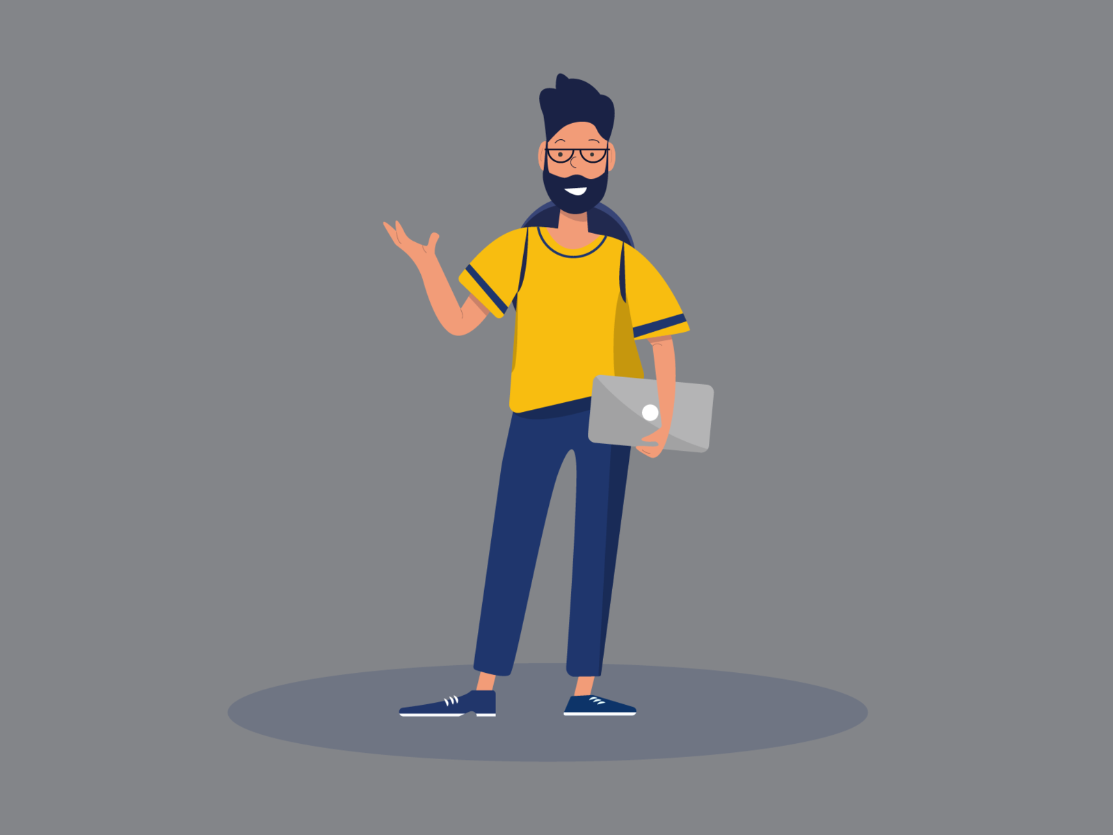 Student Illustration by inception design on Dribbble