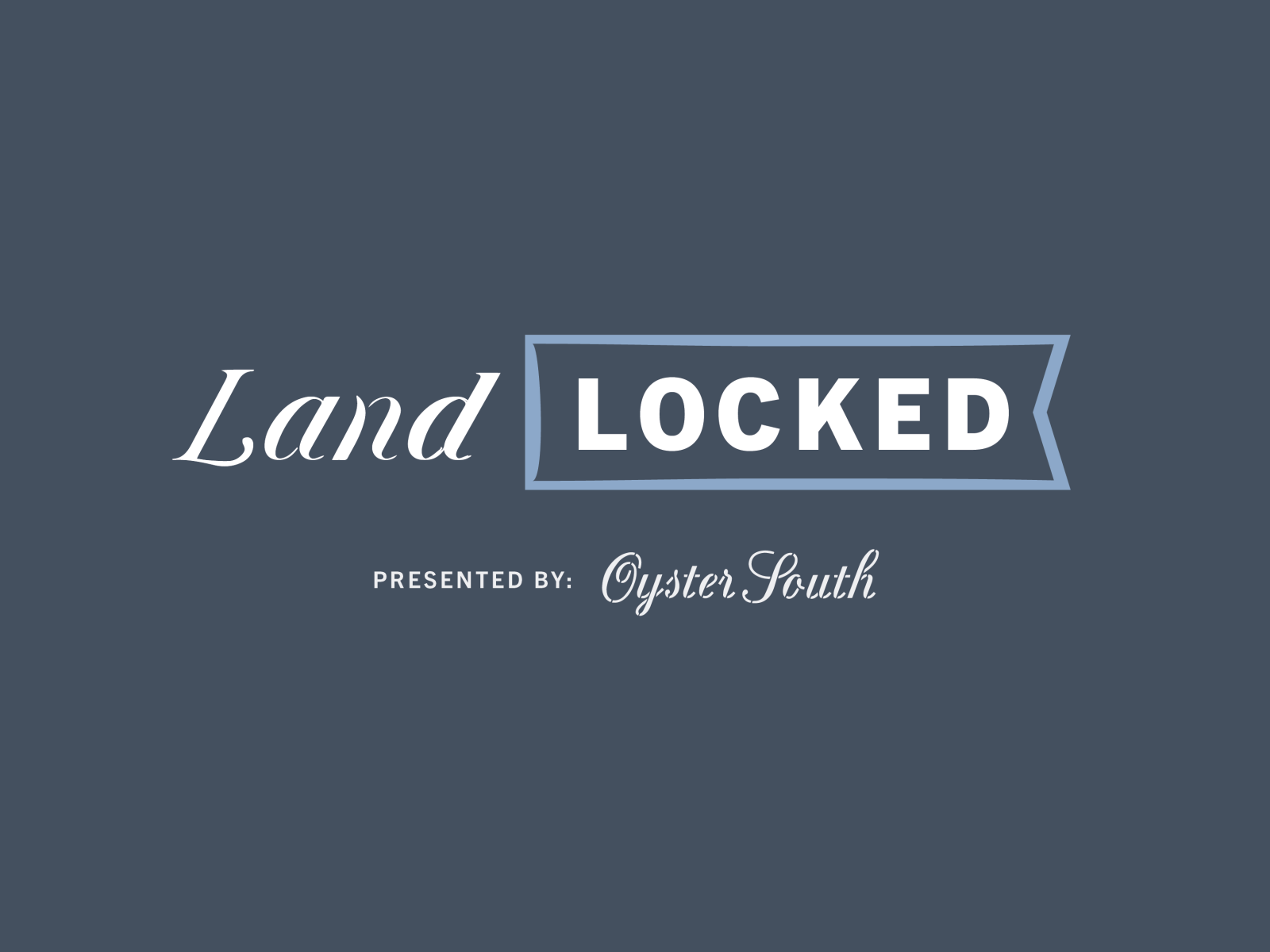 Landlocked logo concept by Virginia England on Dribbble